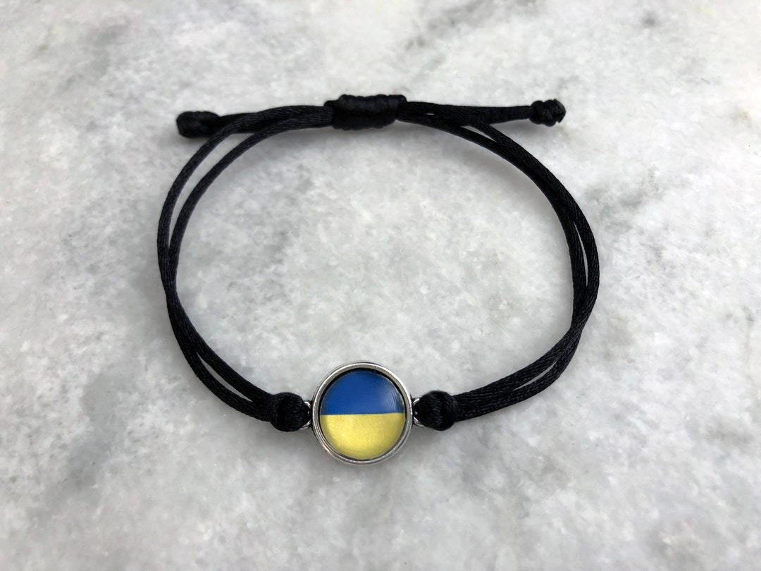 Ukraine Flag Bracelet Stand With Ukraine Pray for Ukraine Support ...