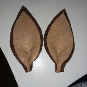 Felt Made Deer Ears Clip in or Headband. Deer Ears. Costume | Etsy