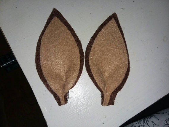 Felt Made Deer Ears Clip in or Headband. Deer Ears. Costume | Etsy