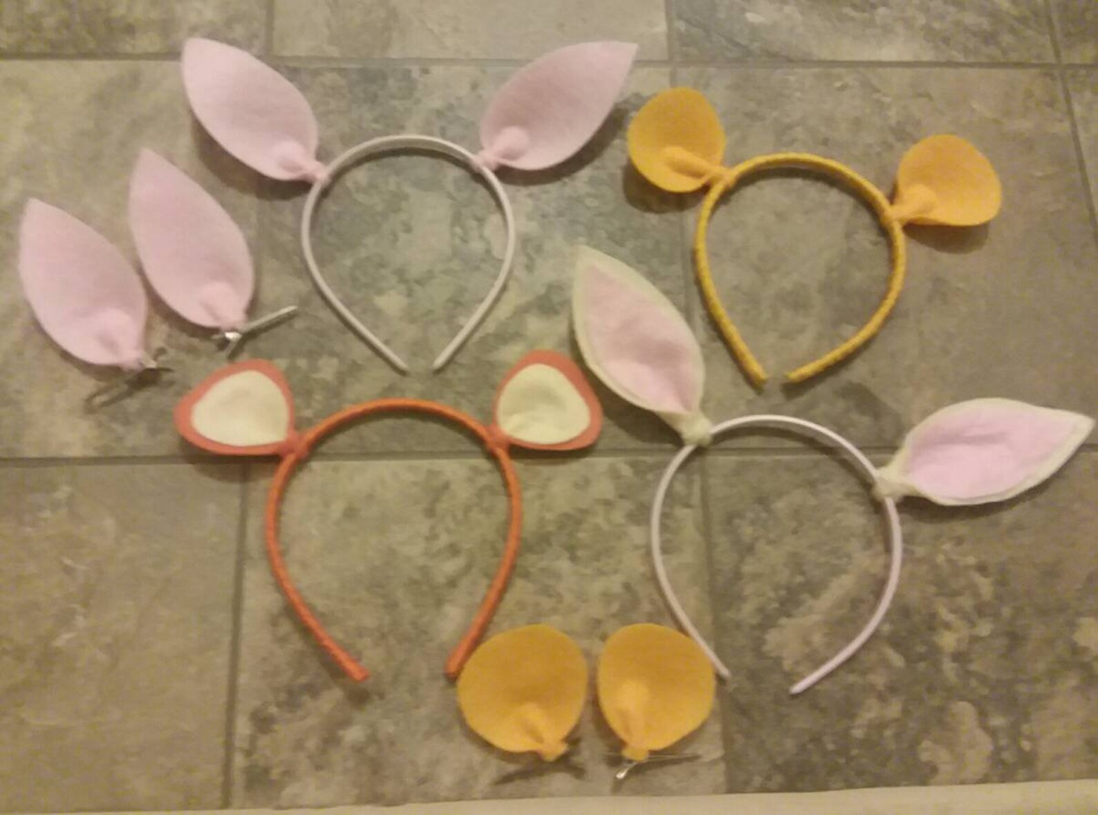 Piglet Eeyore Tigger Kangaroo Rabbit and Pooh Ears Comes | Etsy