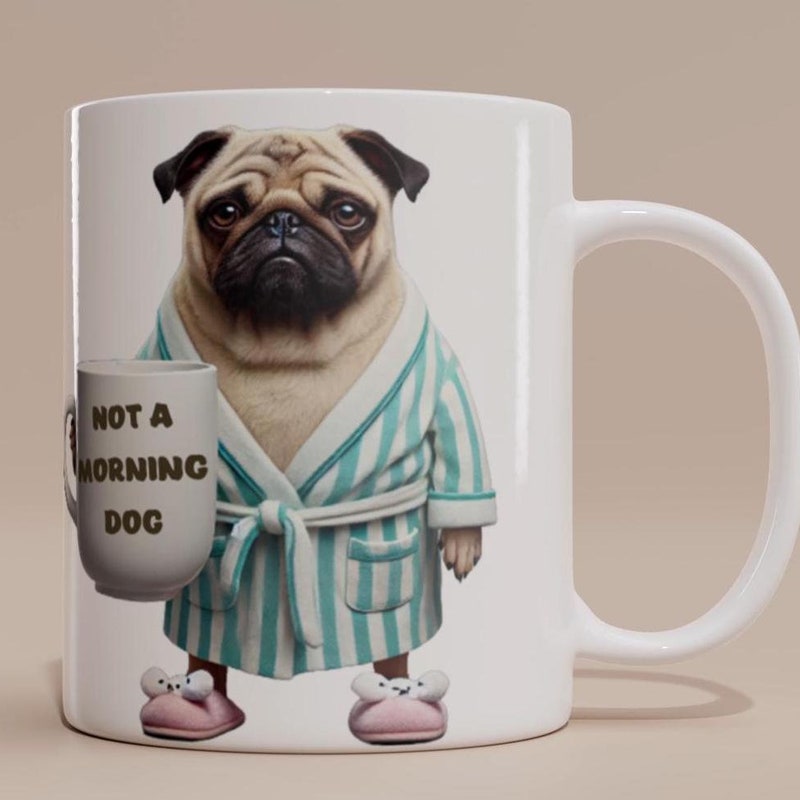 Pug Mugs - Etsy