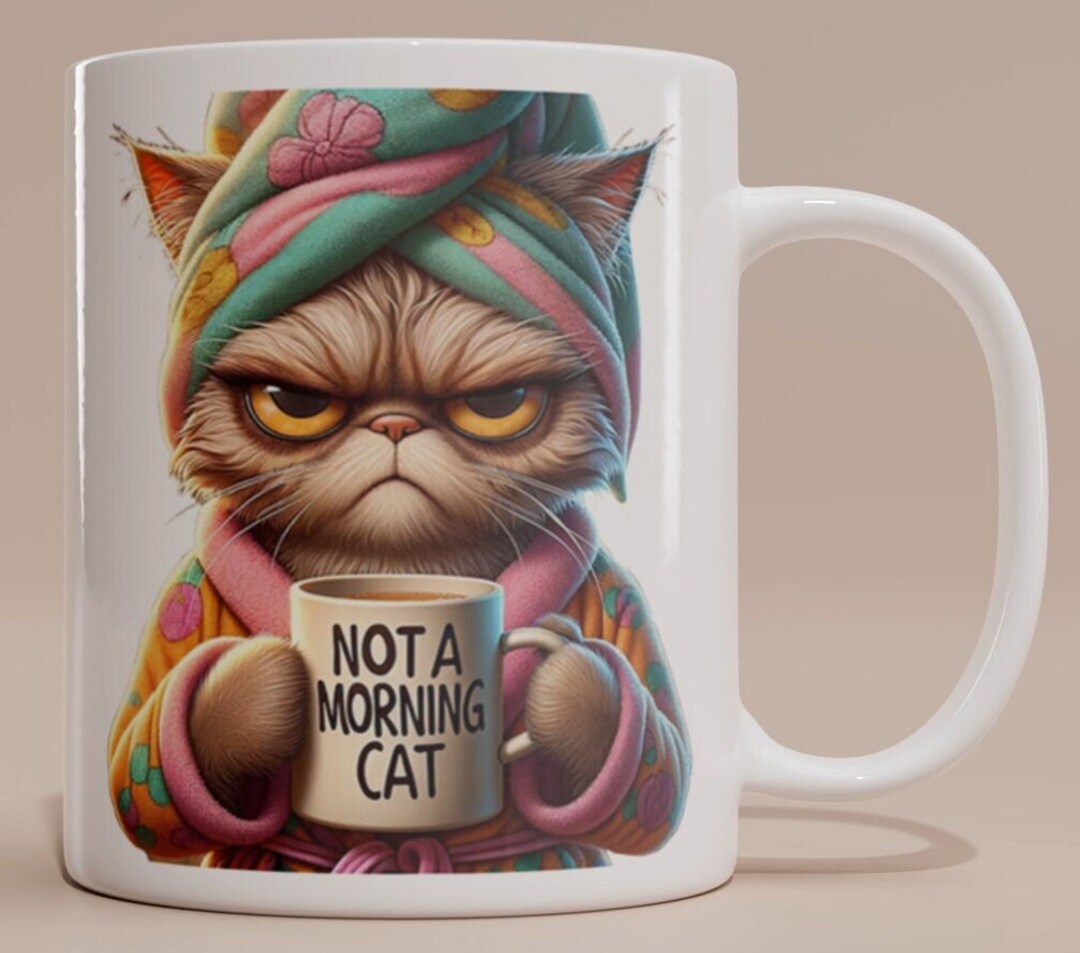 Cat Mug, Cat Lover Gift, Gift for Her, Cute Cat Mug, Funny Cat Mug ...