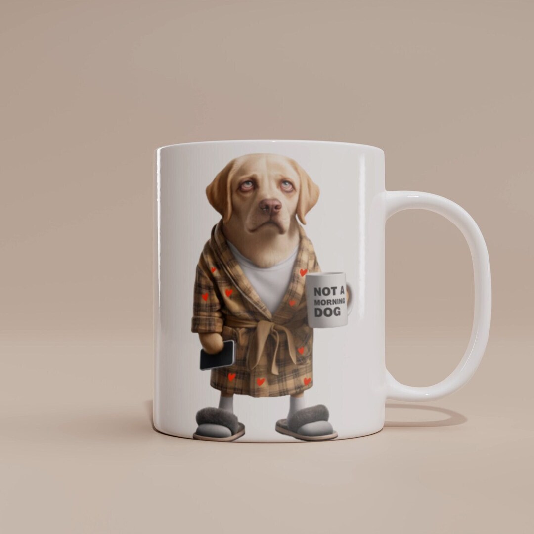 Yellow Labrador Mug, Yellow Labrador Gift, Dog Lover Gift, Cute Dog Mug ...