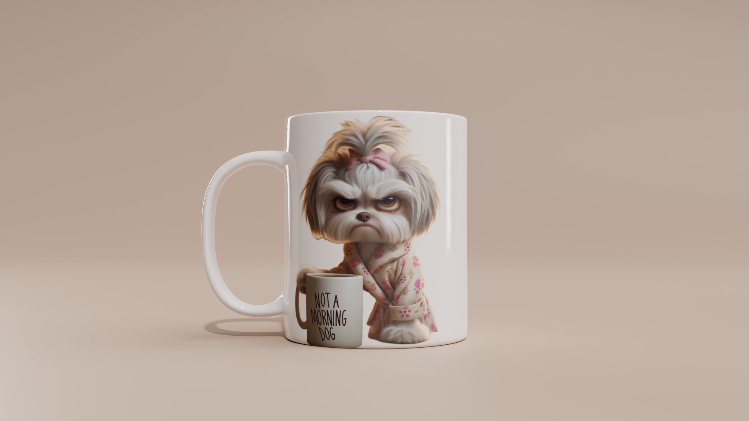 Funny Dog Mug, Maltese Dog Gift, Dog Lover Gift, Cute Dog Mug, Dog Mug ...