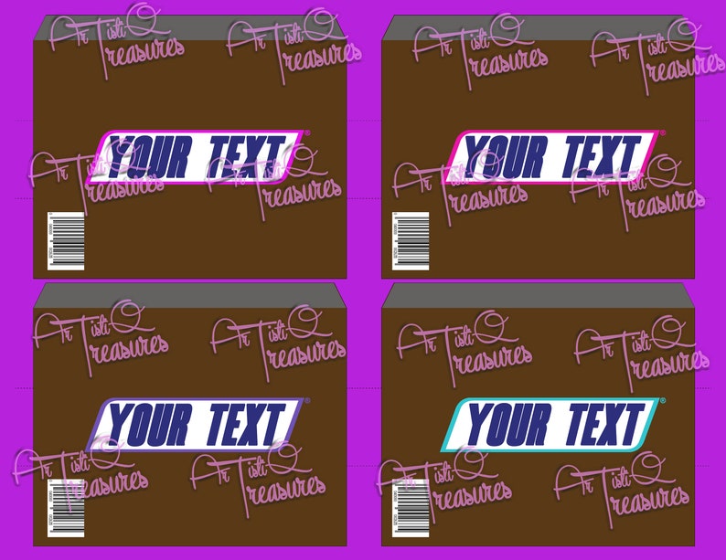 Customizable Snickers Snack Template W/logo PSD FILE ONLY** - Etsy
