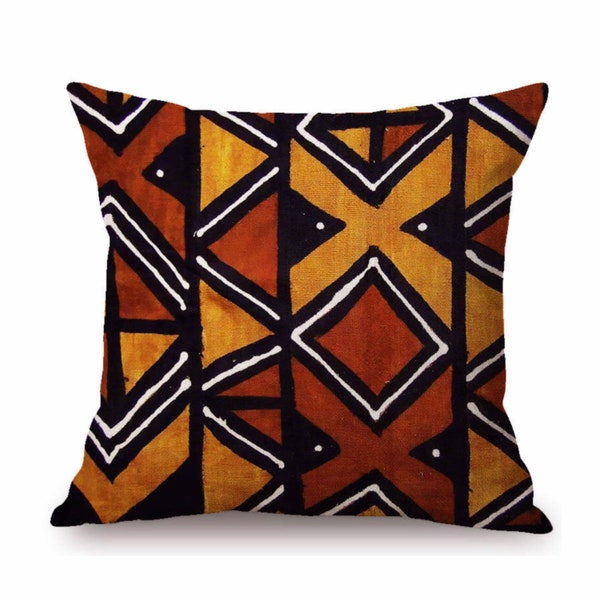 African Print Pillow - Etsy