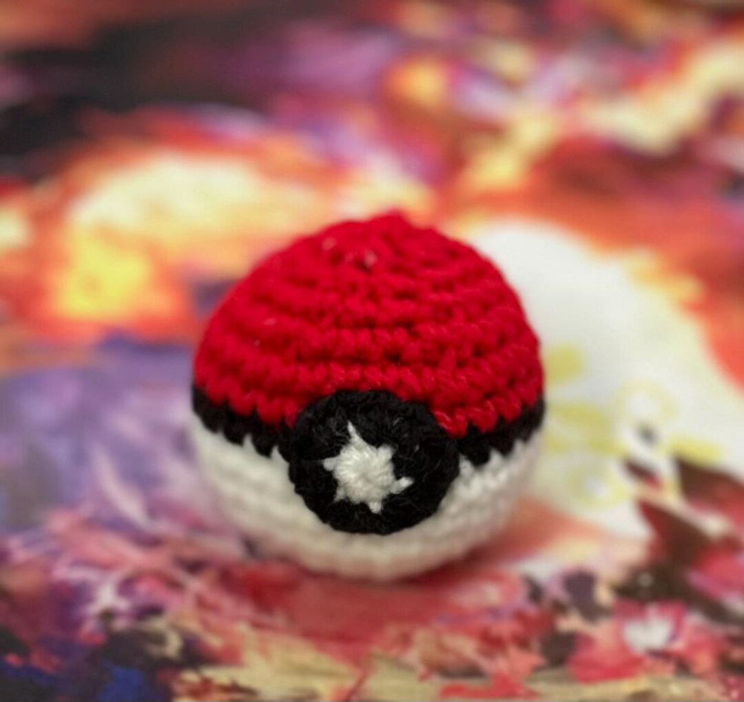 Pokemon Pokeball Crochet Pattern Low Sew Amigurumi - Etsy