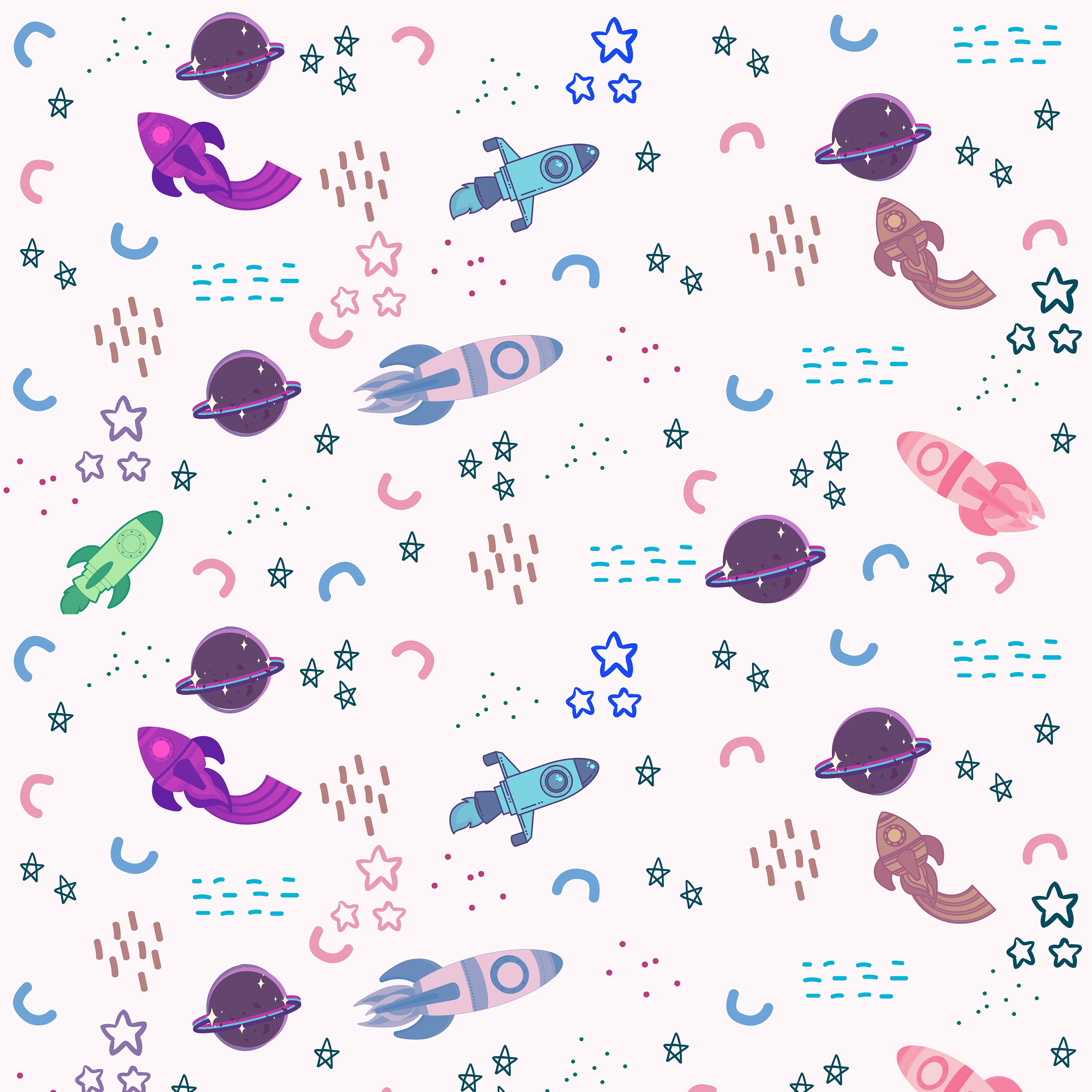 Space Seamless Digital Download Outer Space Pattern - Etsy