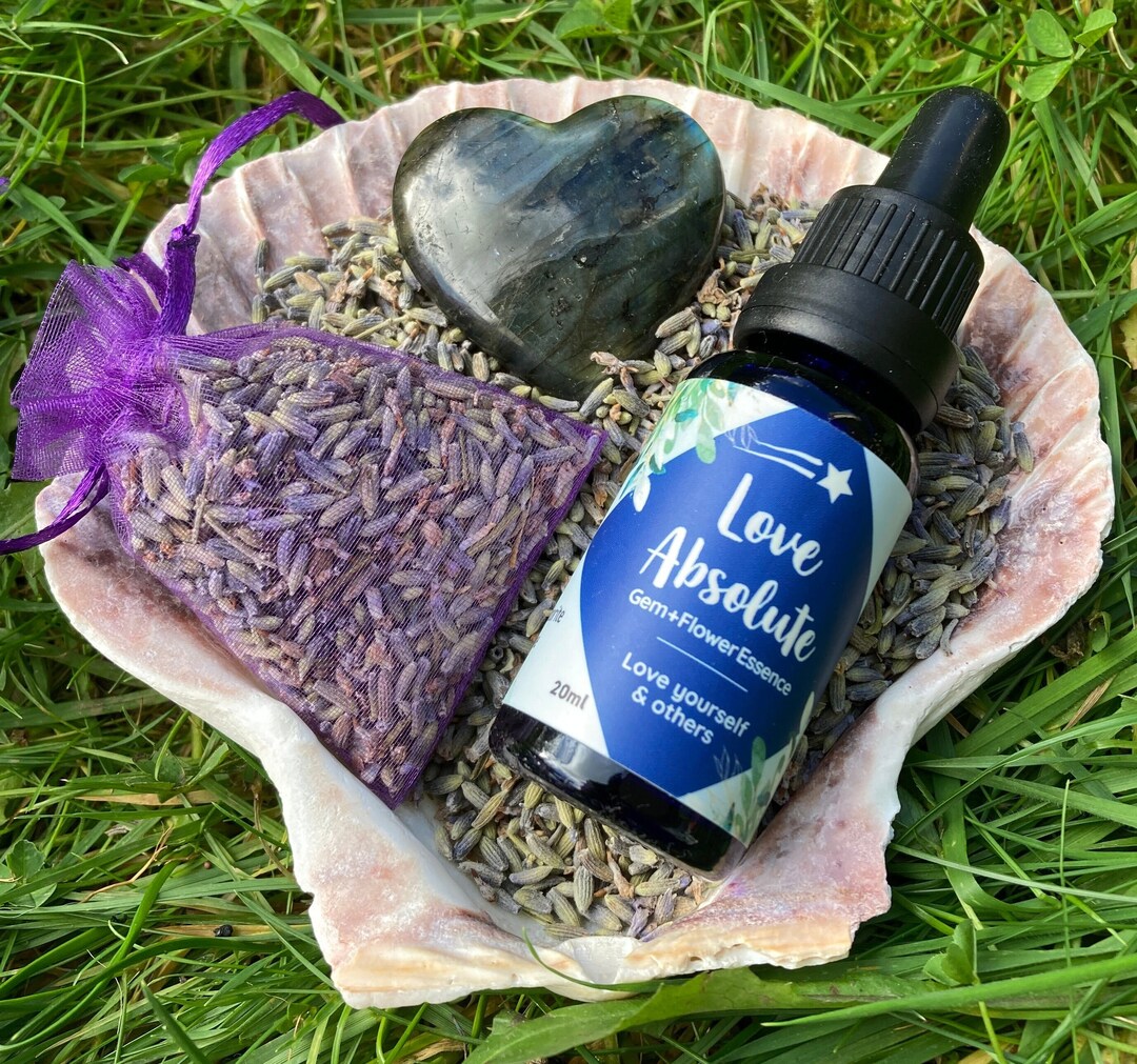 Love Absolute Flower & Crystal Essence - Etsy