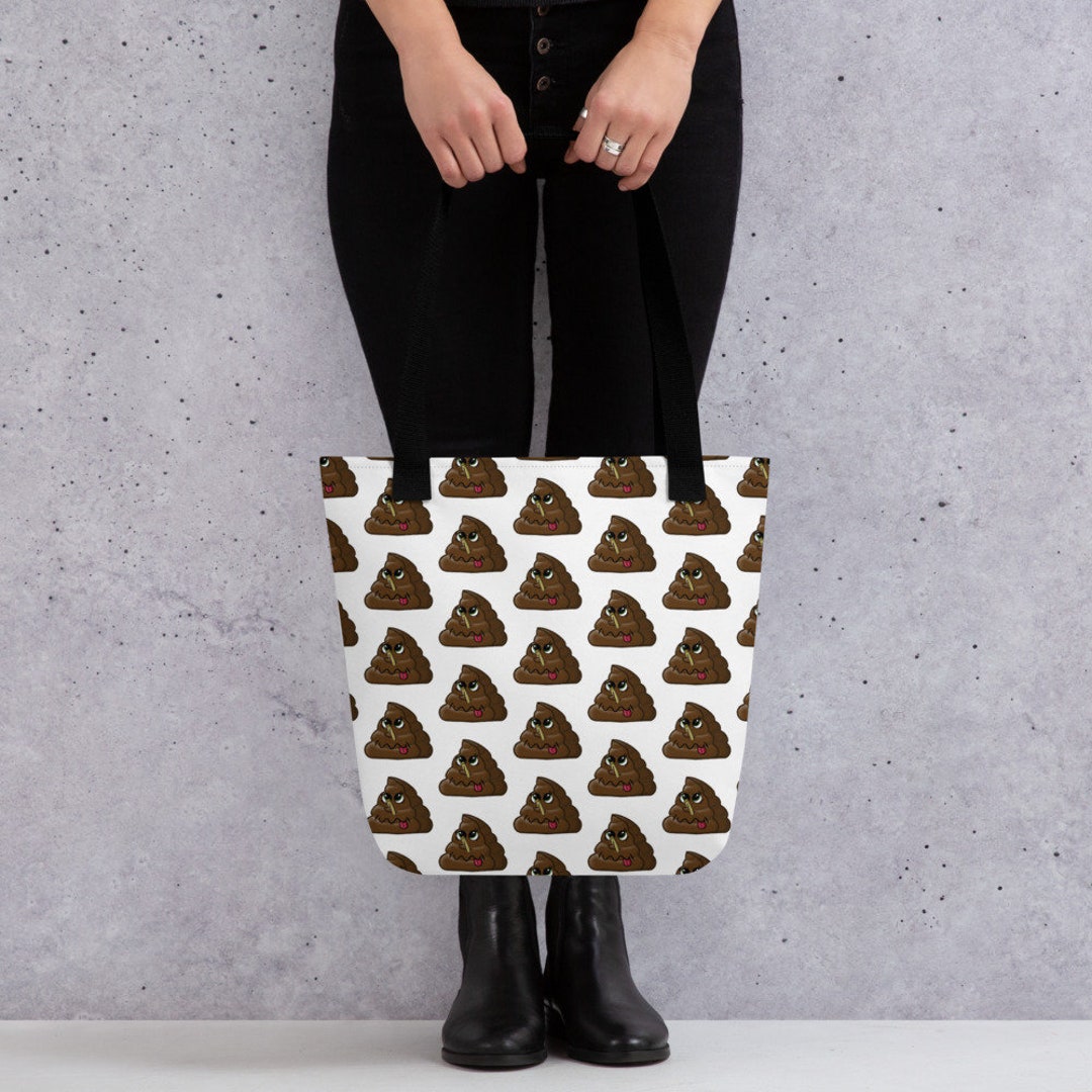 Poop Emoji Emote Tote Bag - Etsy