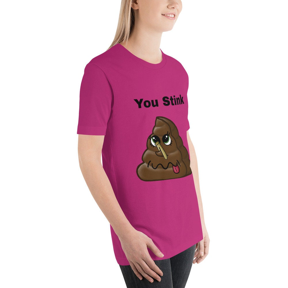 You Stink Poop Emoji Emote Male Female Unisex T-shirt Novelty - Etsy