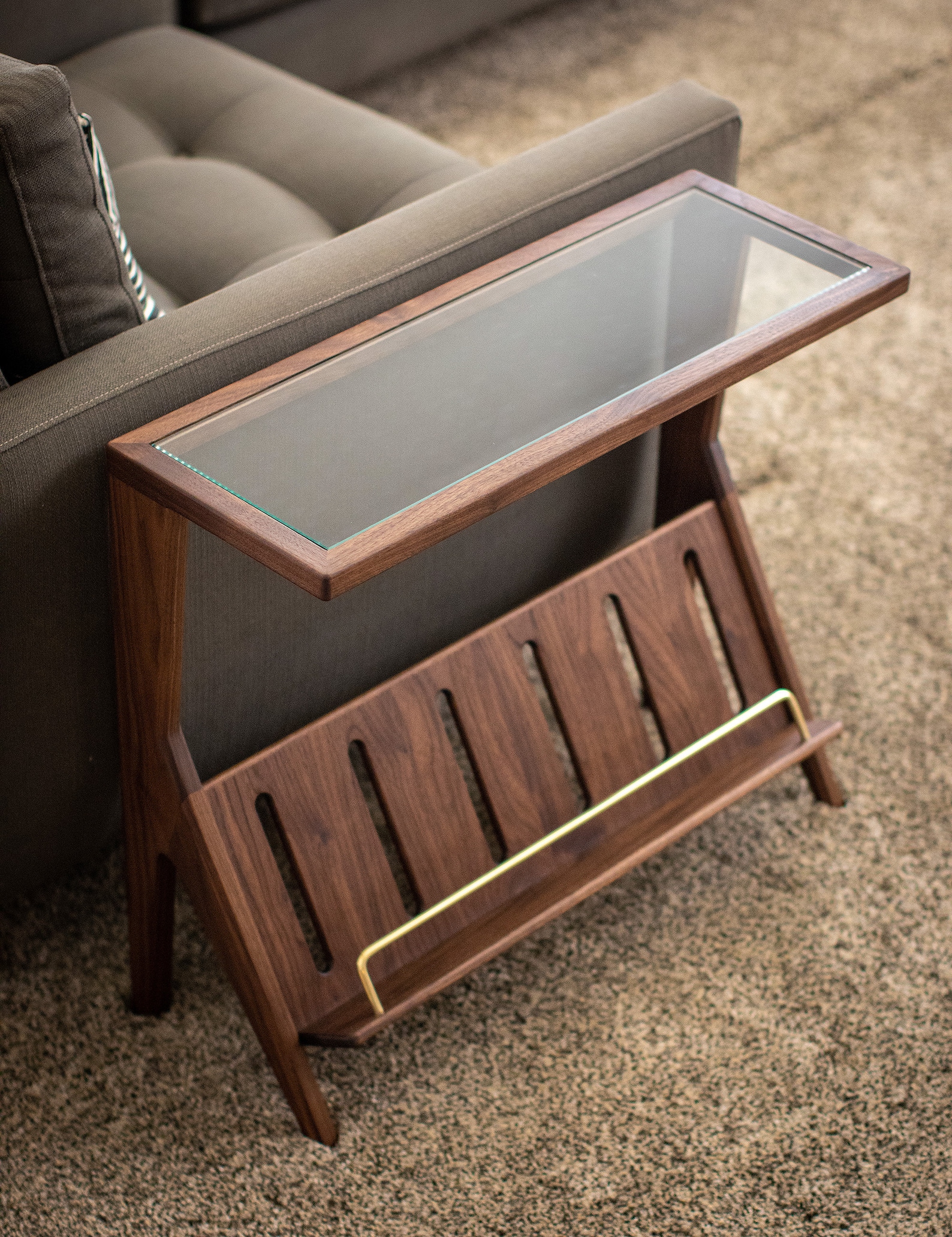 Zelo Side Table Handcrafted Mid Century Modern Inspired - Etsy UK