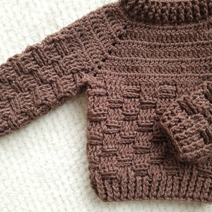 Crochet PATTERN - Baby and Children 3D Sweater 0-6 Months to 6 Years ...