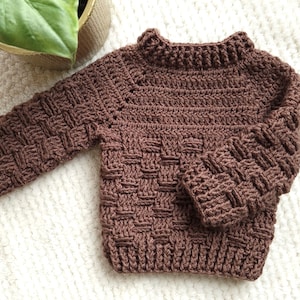Crochet PATTERN - Baby and Children 3D Sweater 0-6 Months to 6 Years ...