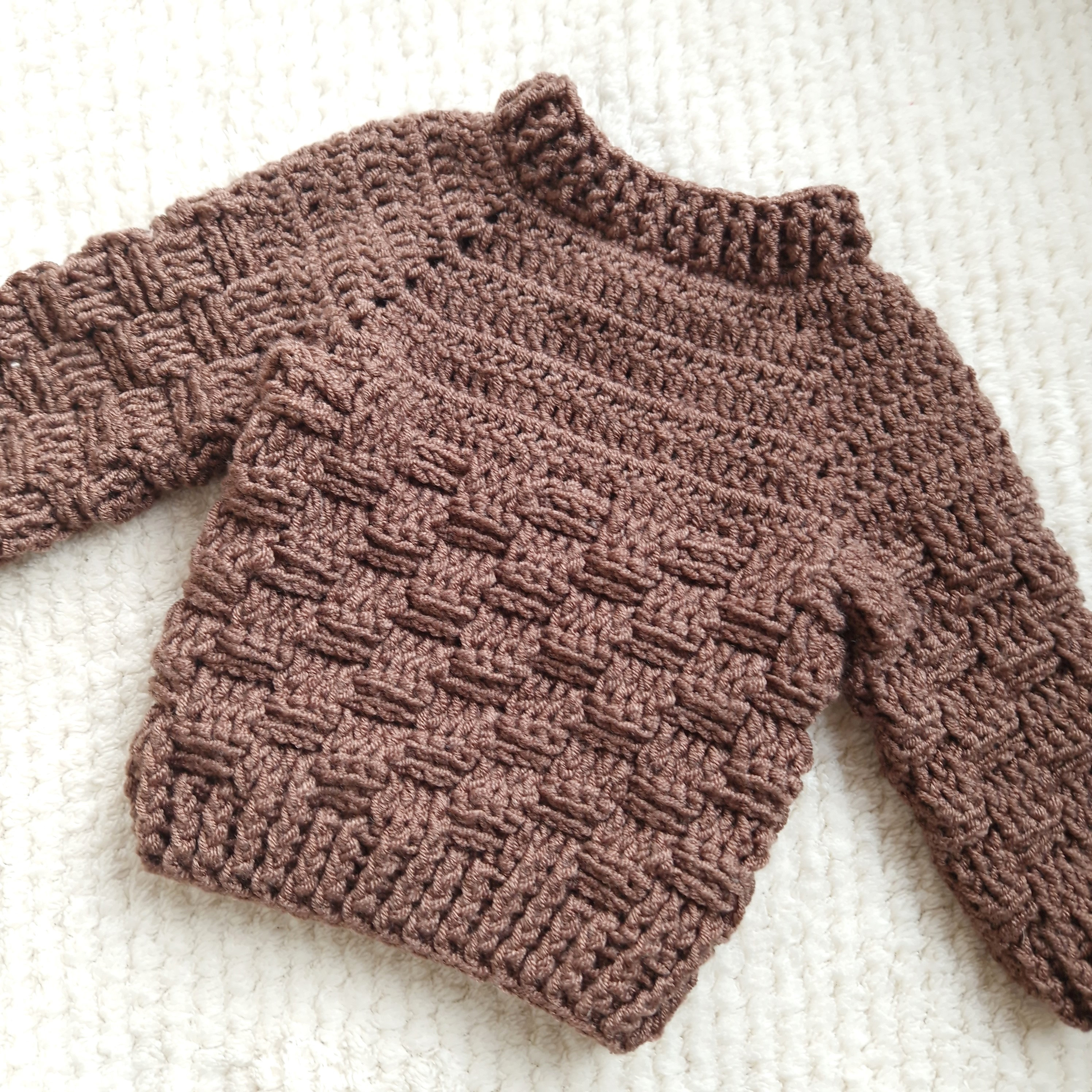 Crochet PATTERN Baby and Children 3D Sweater 0-6 Months to 6 - Etsy