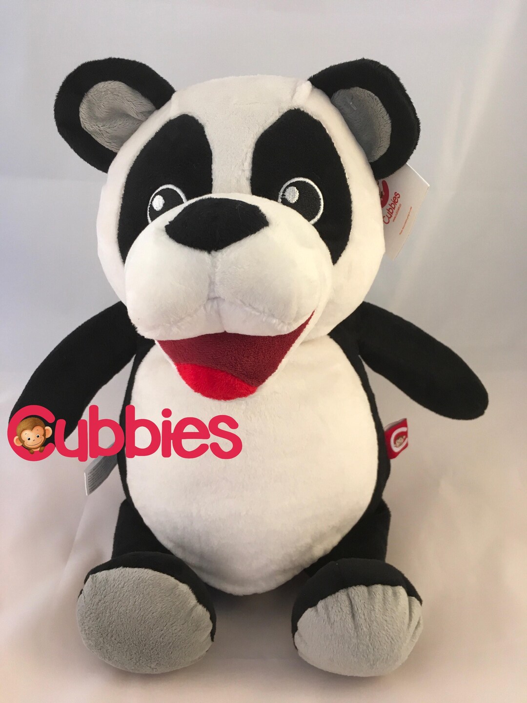 Personalized Stuffed Animal- Panda- Cubbies- Birth Announcement ...