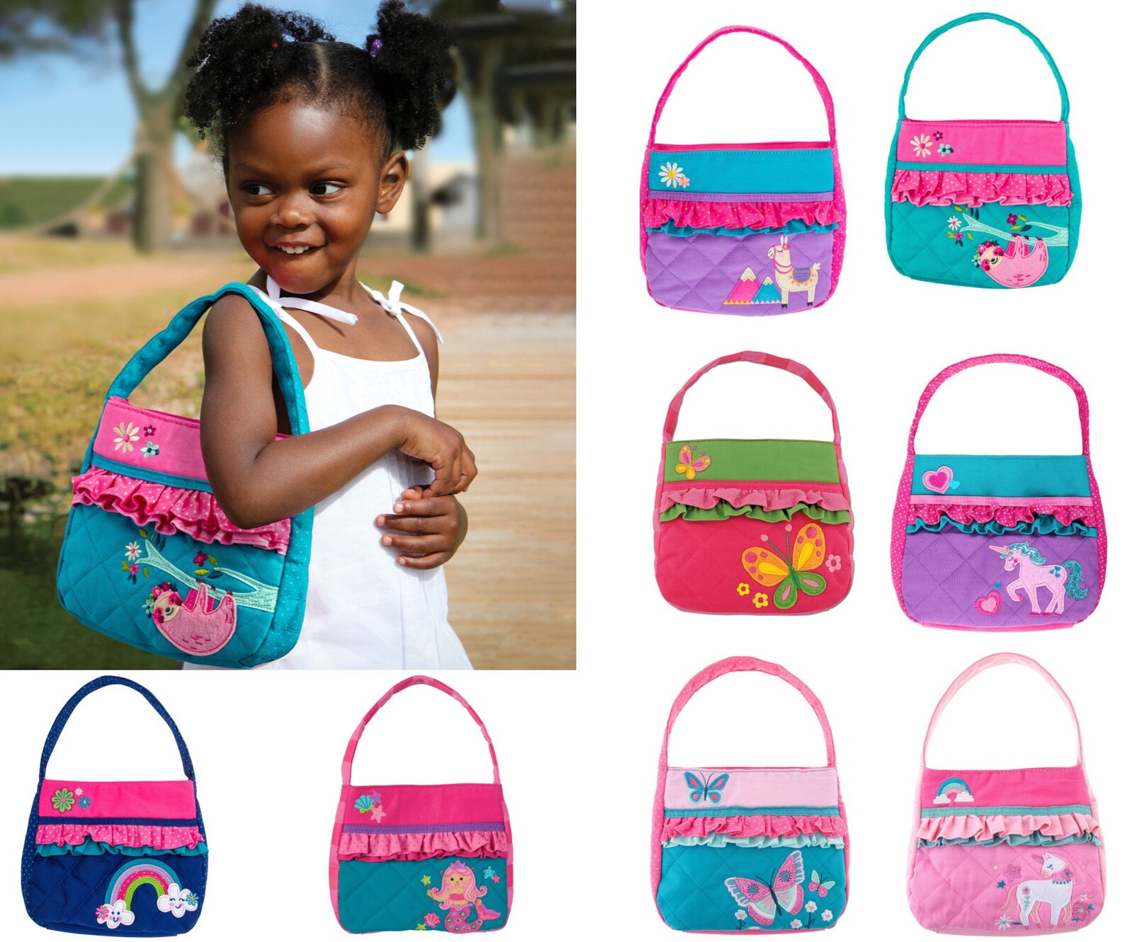 Personalized Girls Quilted Purse Toy Bag Stephen Joseph - Etsy