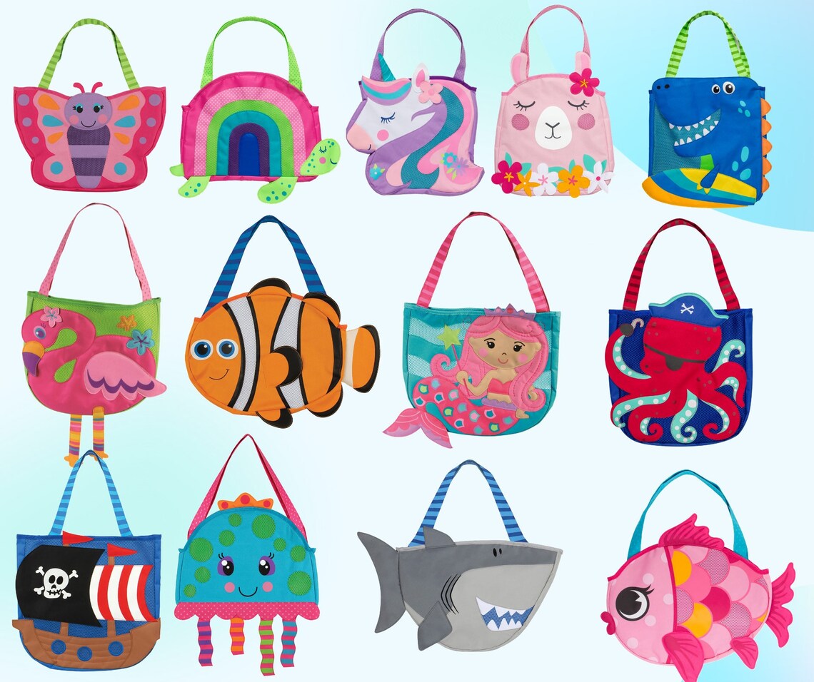Personalized Kids Beach Bag Boys Beach Bag Girls Beach - Etsy