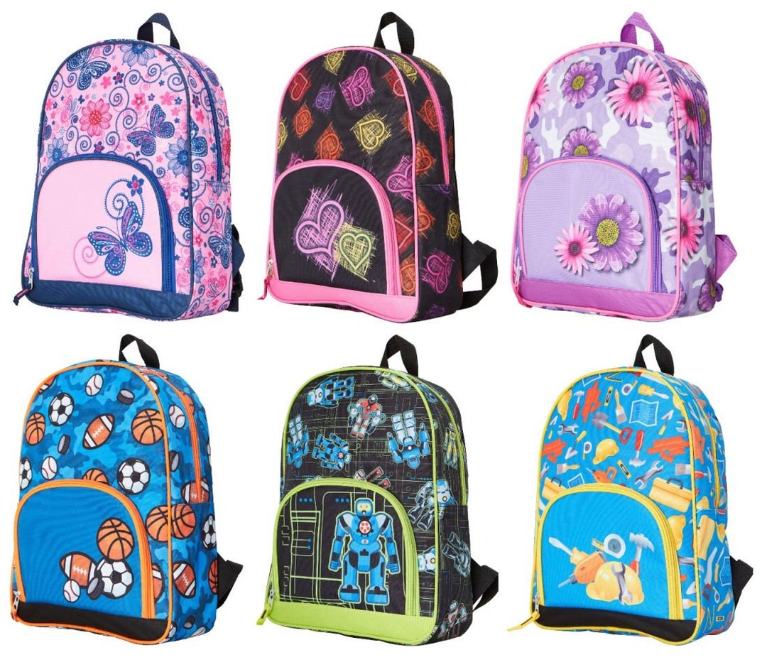 Robot Personalized Kids Backpack- Girls Backpack-boys Backpacks ...