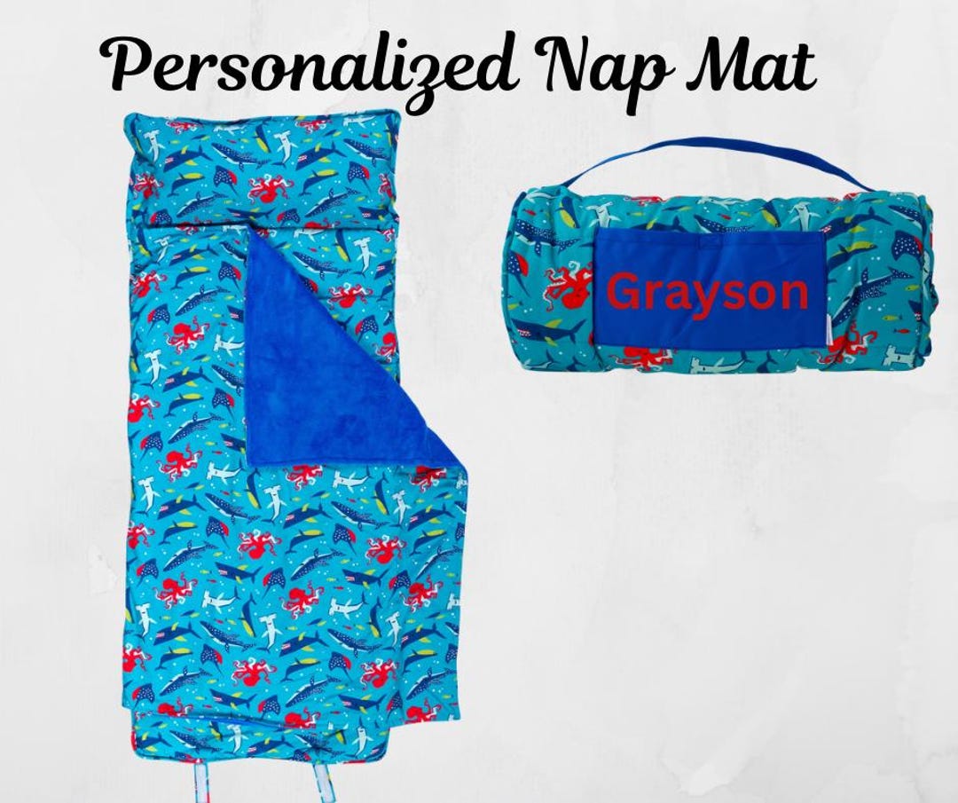 Personalized Toddler Nap Mat- Sea World -stephen Joseph Nap Mat- Kids ...