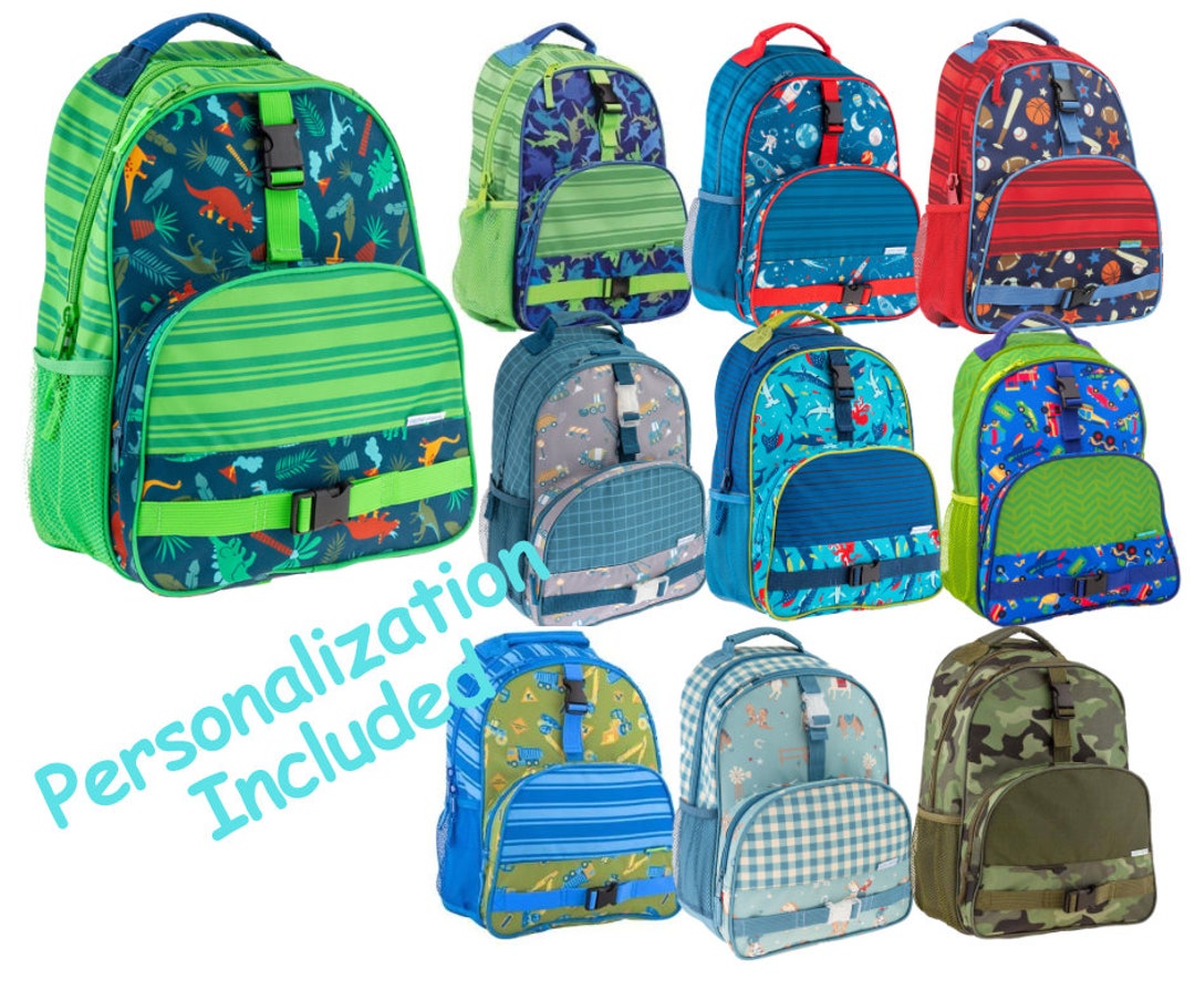 Boys Personalized Backpacks - Stephen Joseph- Dino - Sports - Shark ...