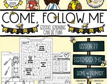 Come, Follow Me 2024 Book of Mormon Growing Bundle Primary and Family ...