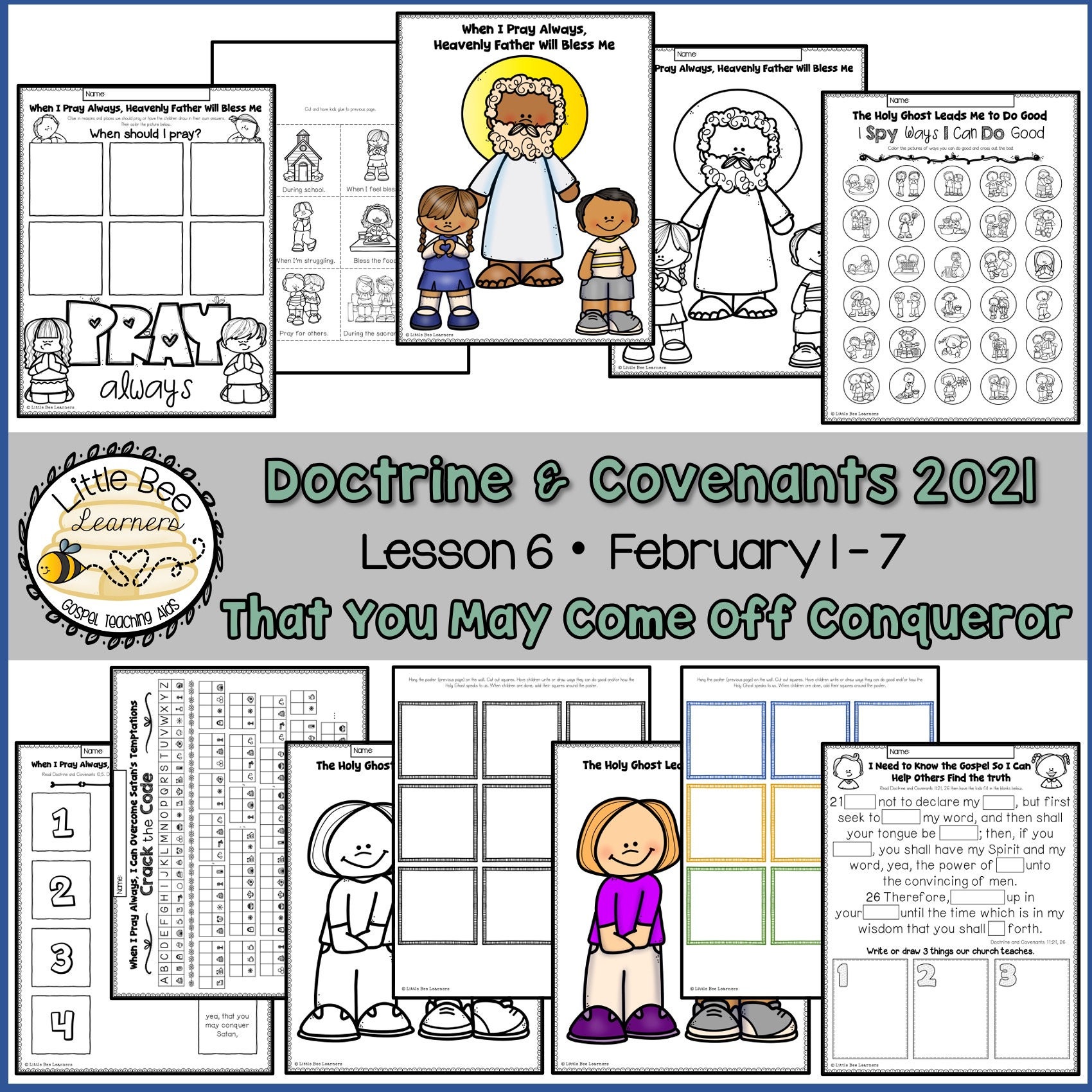 Come Follow Me 2021 FULL-YEAR BUNDLE Doctrine and Covenants - Etsy Canada