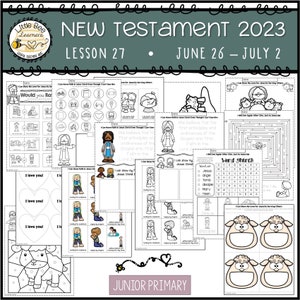 Come, Follow Me 2023 July Bundle New Testament Primary and Family - Etsy