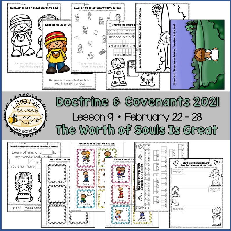 Come Follow Me 2021 FULL-YEAR BUNDLE Doctrine and Covenants - Etsy Canada