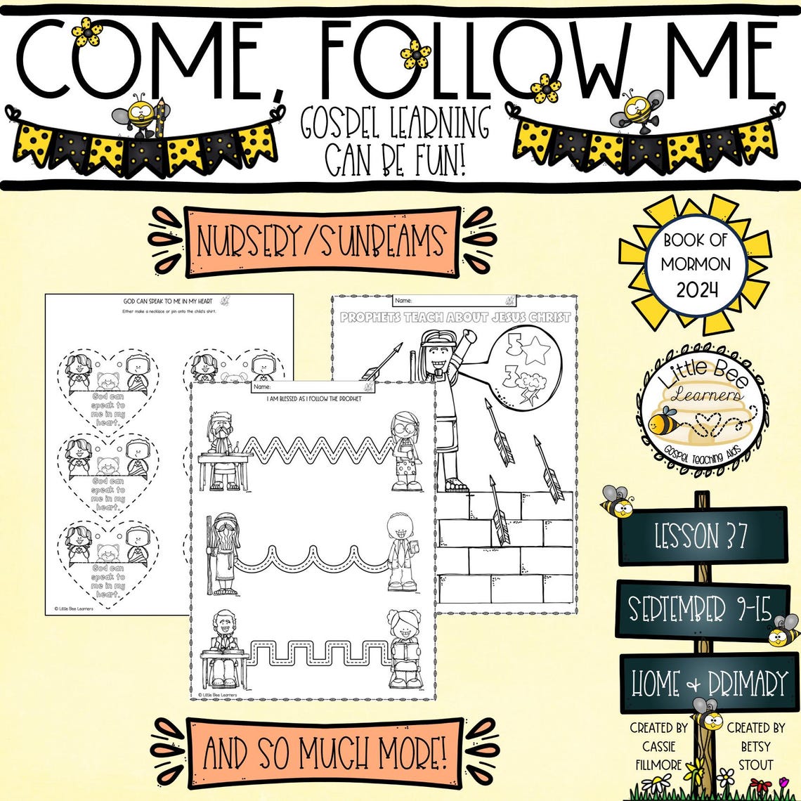 Come, Follow Me 2024 - September Bundle - Book of Mormon - Primary and ...