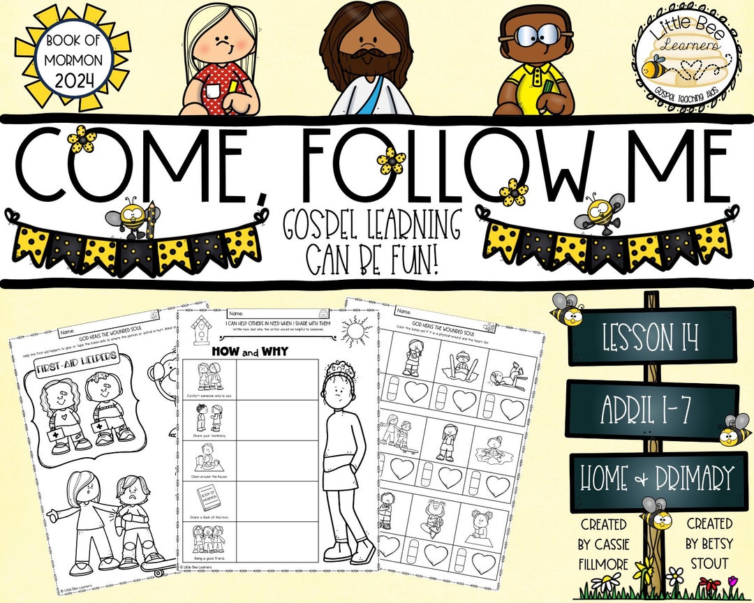 Come, Follow Me 2024 - Primary Lesson 14 - Book of Mormon - Etsy
