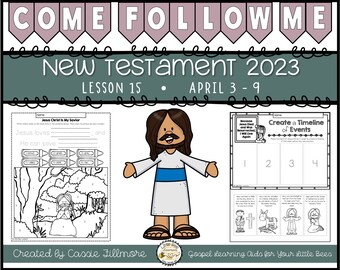 Come, Follow Me 2023 July Bundle New Testament Primary and Family - Etsy