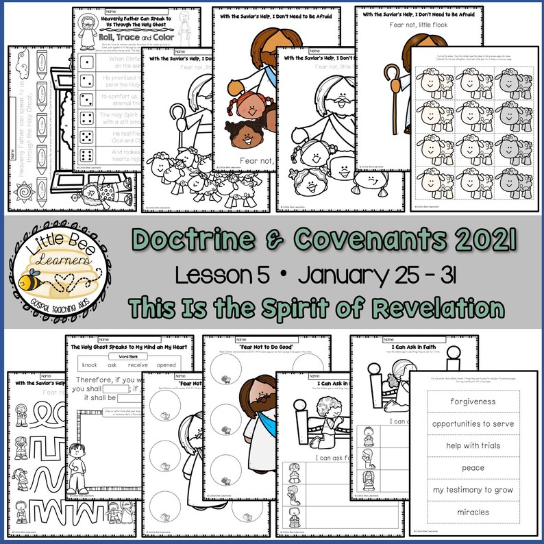 Come Follow Me 2021 FULL-YEAR BUNDLE Doctrine and Covenants - Etsy Canada