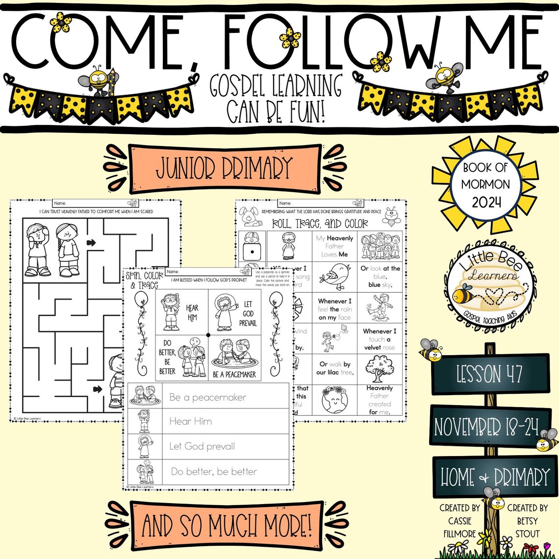 Come, Follow Me 2024 - November Bundle - Book of Mormon - Primary and ...