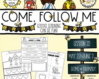 Come, Follow Me 2024 Primary Lesson 18 Book of Mormon - Etsy