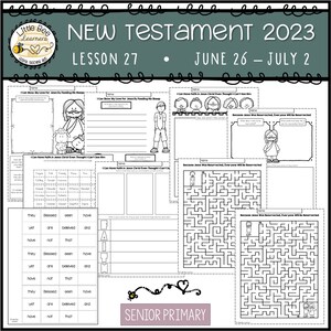 Come, Follow Me 2023 July Bundle New Testament Primary and Family - Etsy