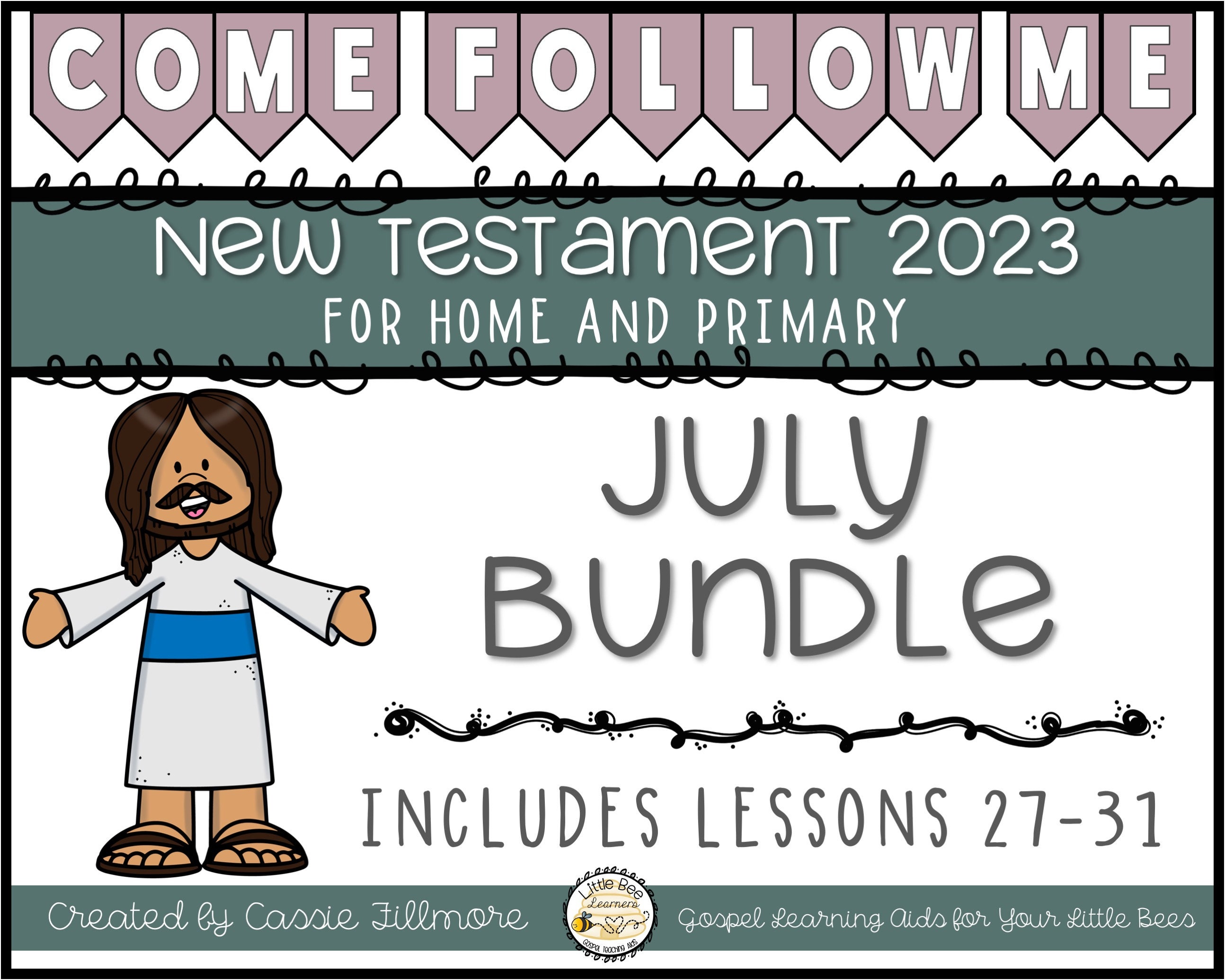 Come, Follow Me 2023 July Bundle New Testament Primary and Family - Etsy