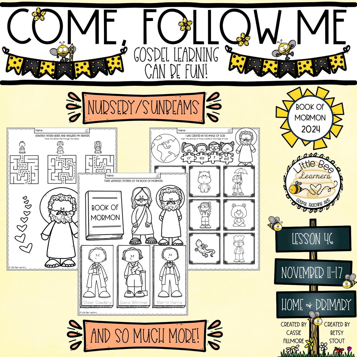 Come, Follow Me 2024 - November Bundle - Book of Mormon - Primary and Family - Etsy