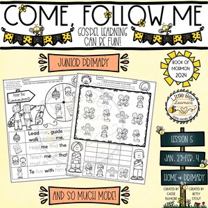 Come, Follow Me 2024 - February Bundle - Book of Mormon - Primary and ...