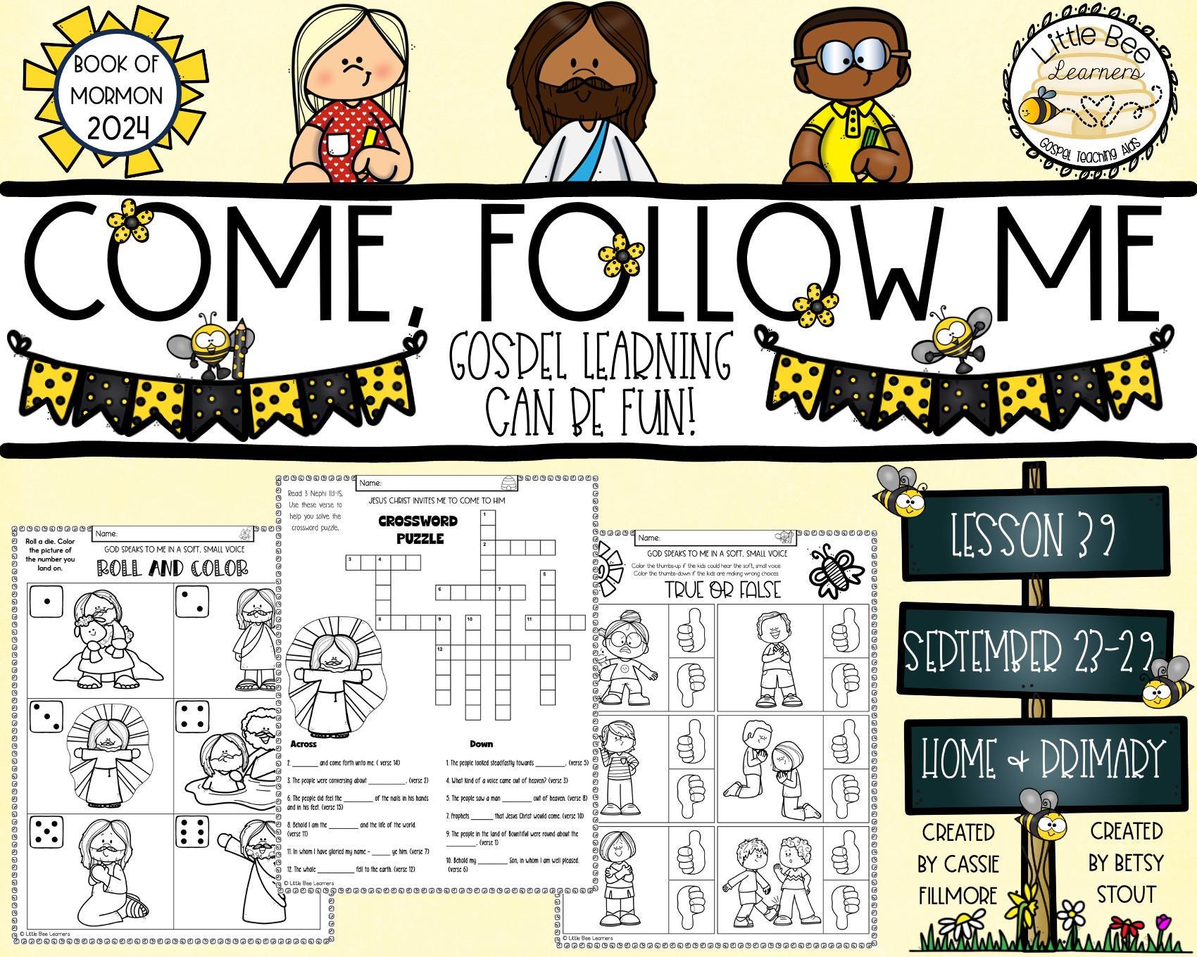 Come, Follow Me 2024 - Primary Lesson 39 - Book of Mormon - Etsy