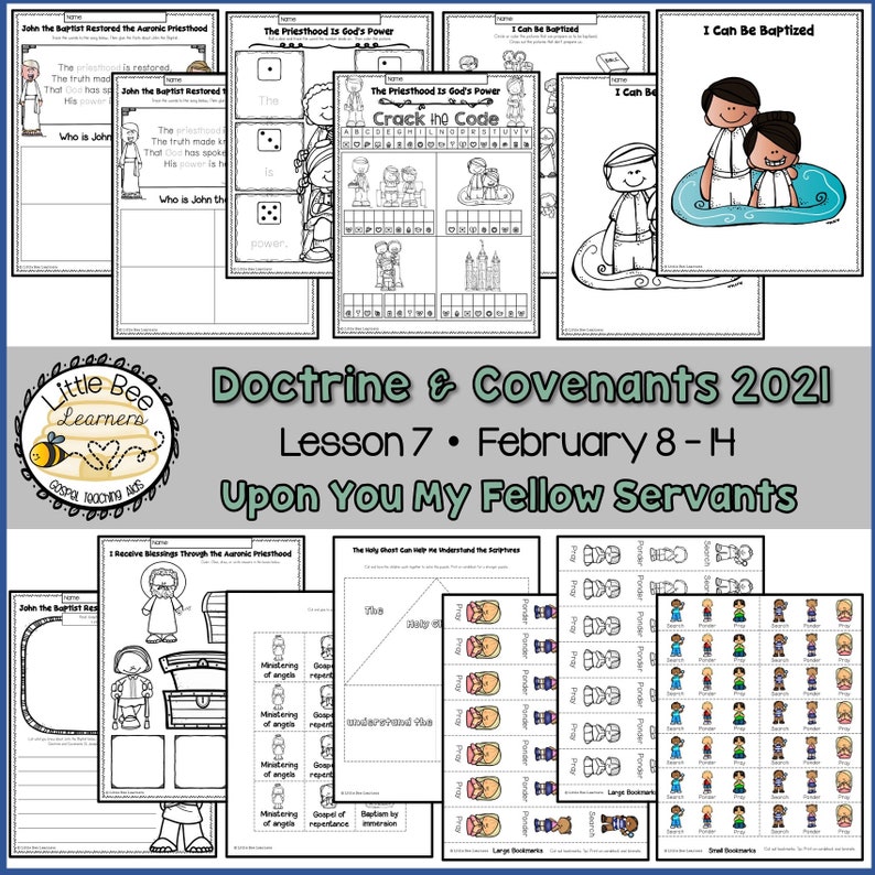 Come Follow Me 2021 FULL-YEAR BUNDLE Doctrine and Covenants - Etsy Canada
