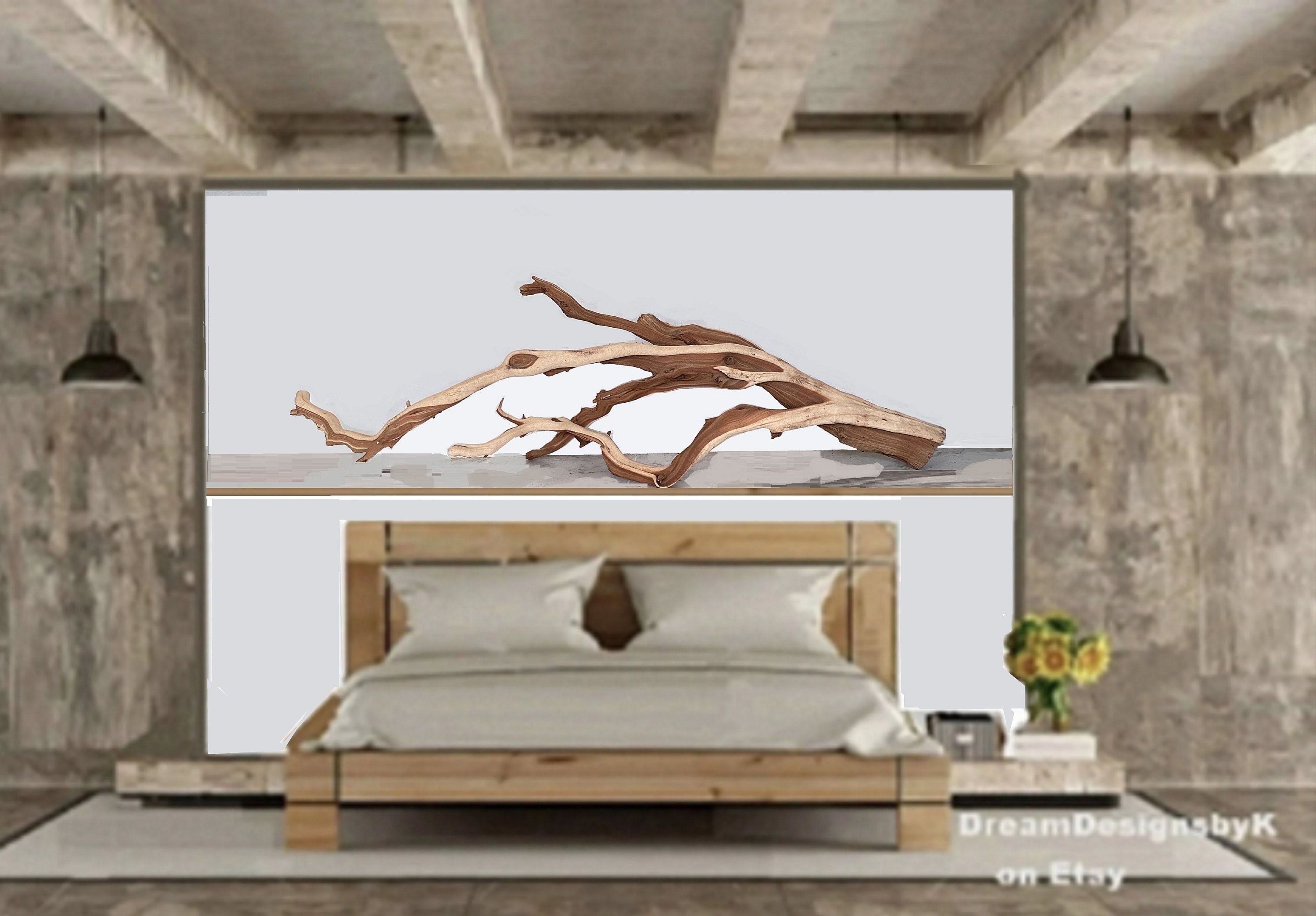 Large 56 Natural Tree Sculpture Driftwood Sculpture - Etsy