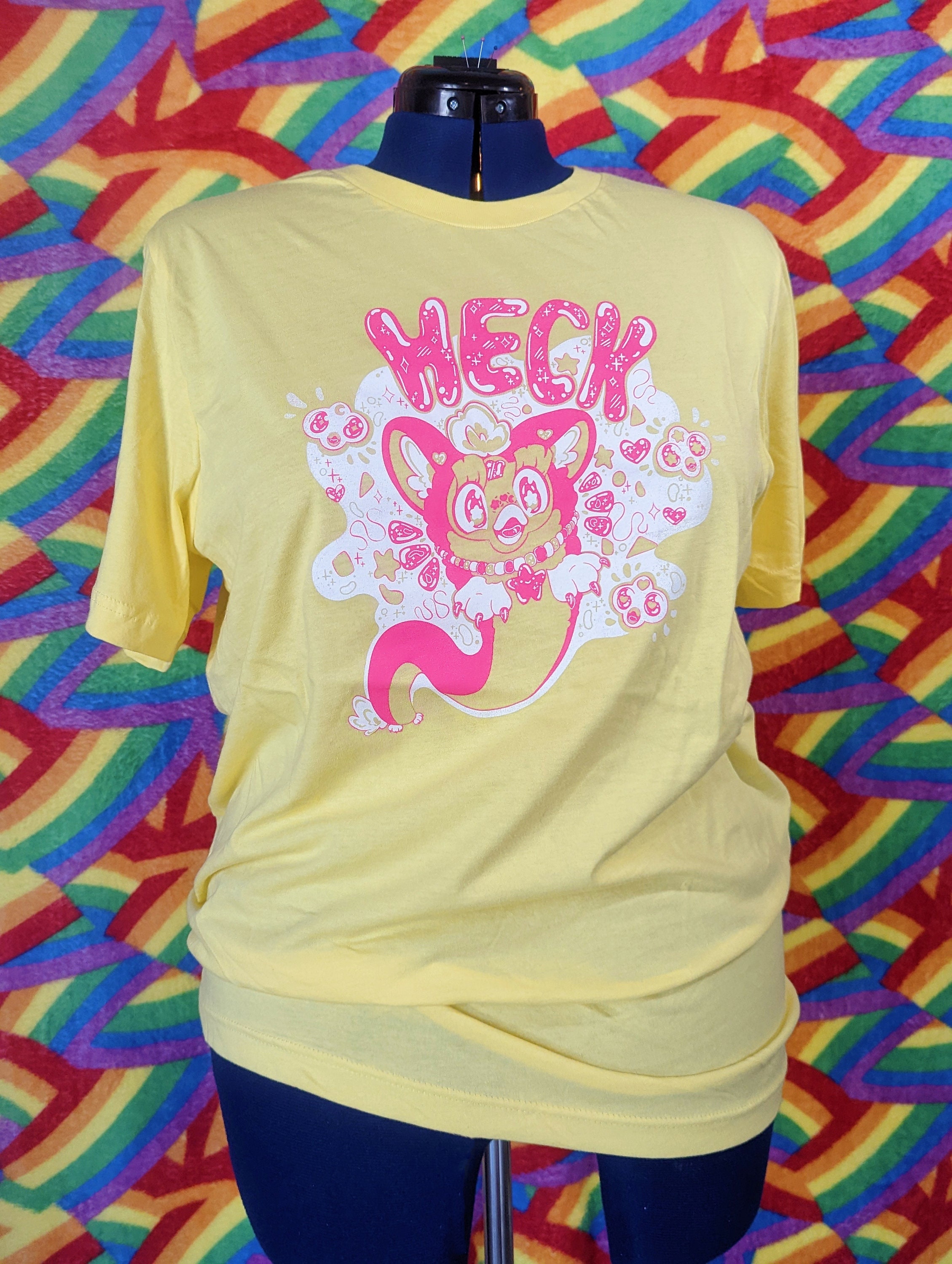 HECK Long Furby T-shirts Small Run Hand Printed Clothing - Etsy