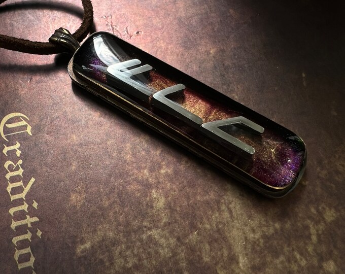 Ansuz Laguz Uruz /three Norns Two-sided Pendant Runic Amulet ALU ...