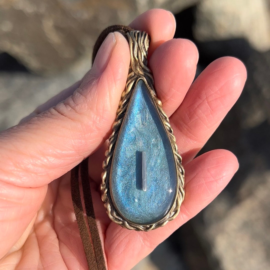 Isa Rune/ Three Norns Bilateral Pendant Amulet. Viking Rune Necklace ...