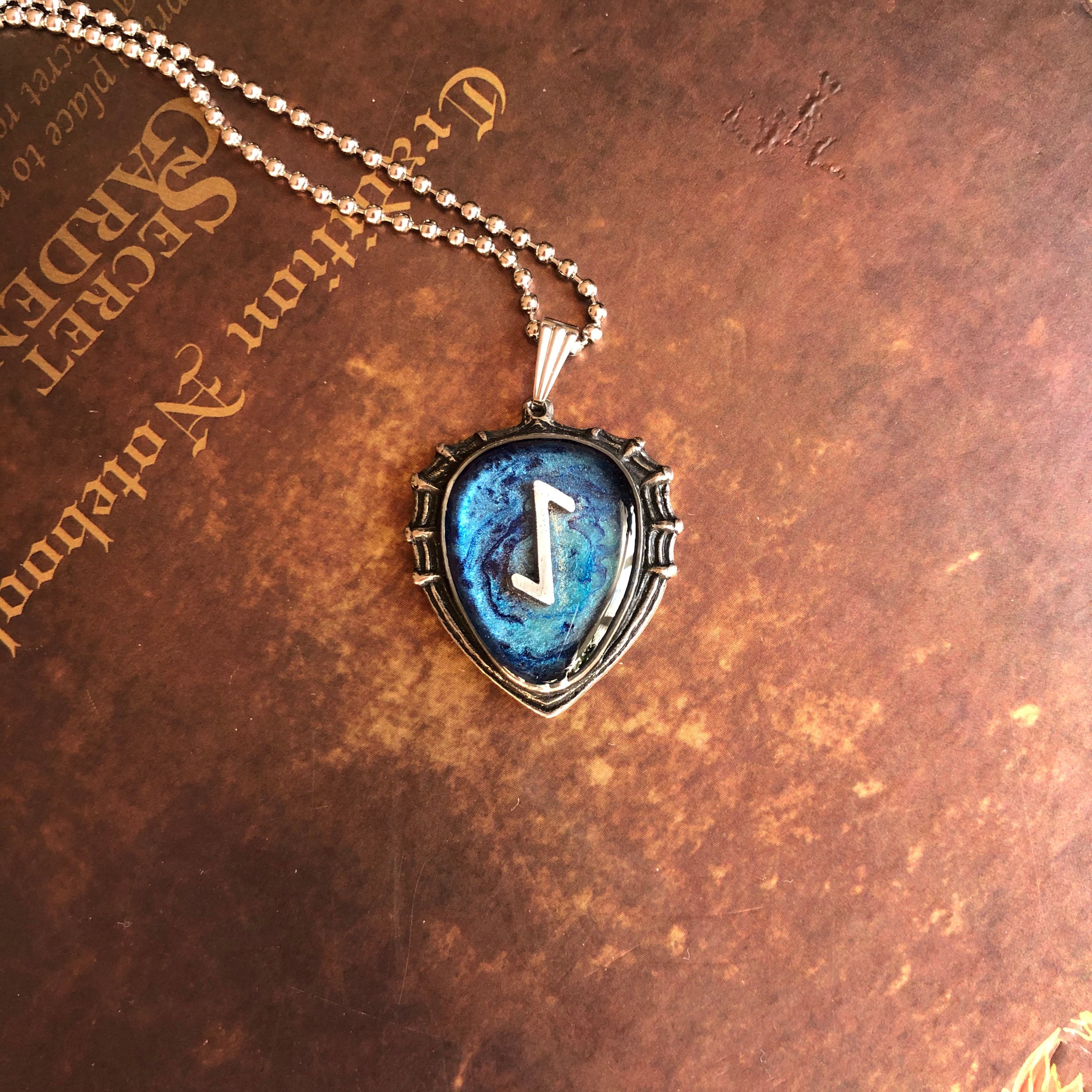 Eihwaz Rune/ Spider Bilateral Pendant Amulet. Viking Rune | Etsy