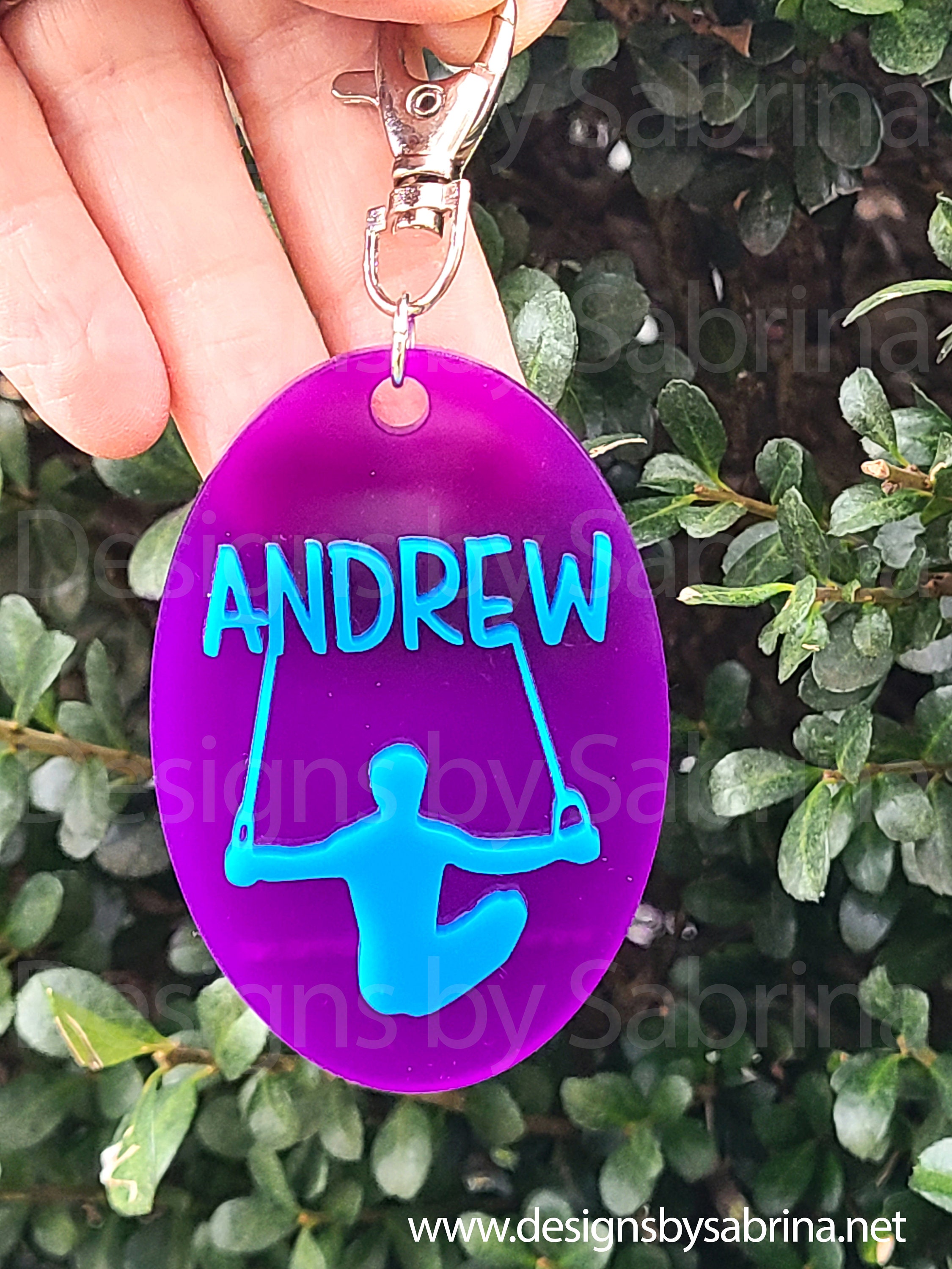 Personalized Men's Gymnastics Key Chain-Men's | Etsy