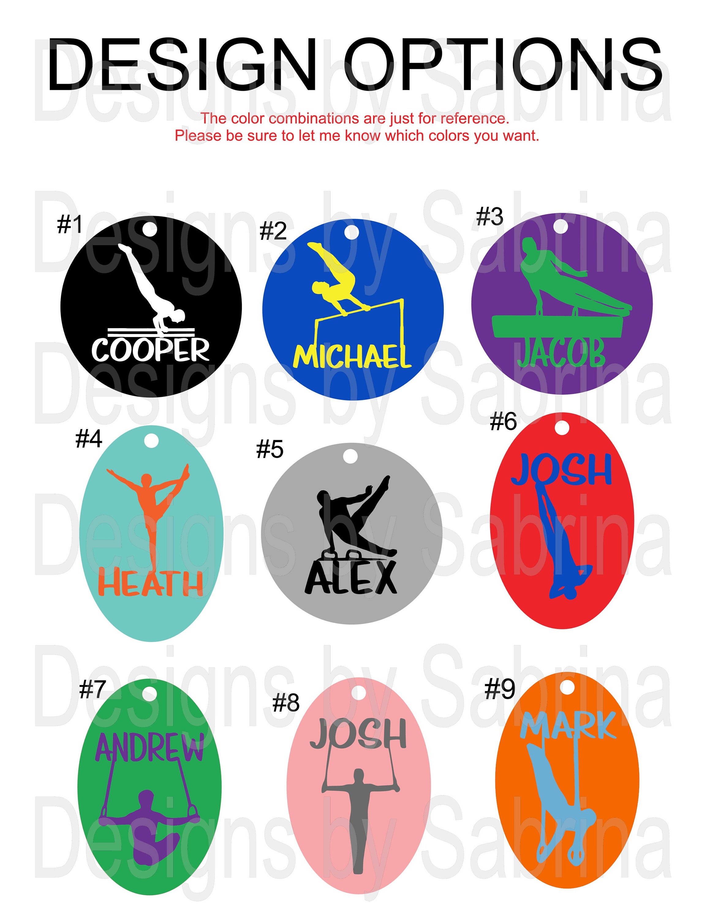 Personalized Men's Gymnastics Key Chain-Men's | Etsy