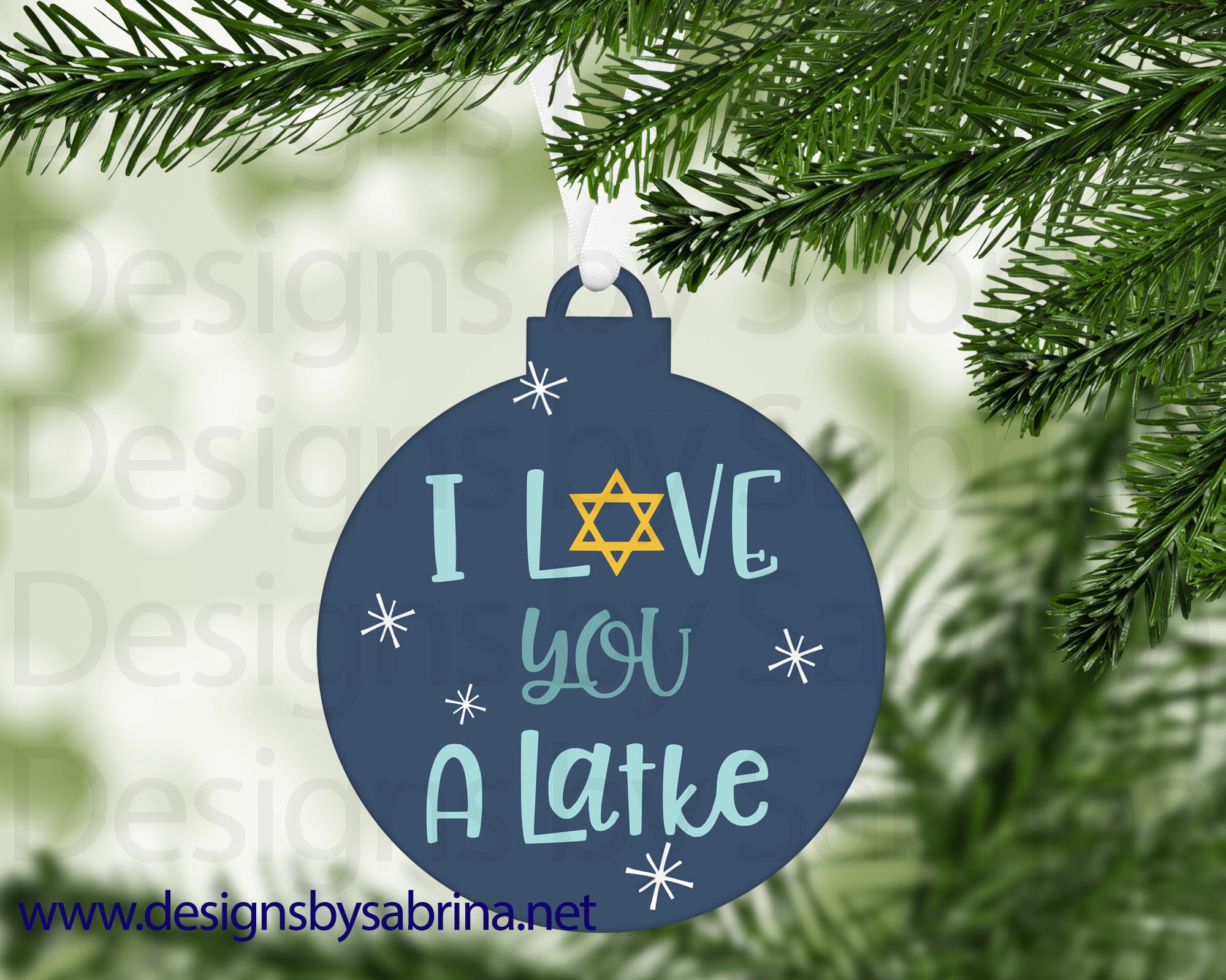 I Love You a Latke Hanukkah Ornament-Hanukkah | Etsy