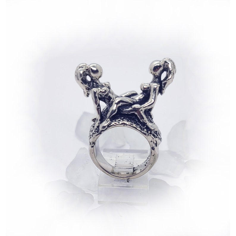 Sexy Lesbians Couple Making Love Sterling Silver Erotic Ring - Etsy